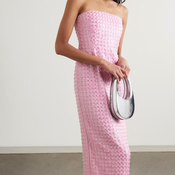 Jonathan Simkhai | Dresses | Simkhai Reign Strapless Embellished Tulle ...